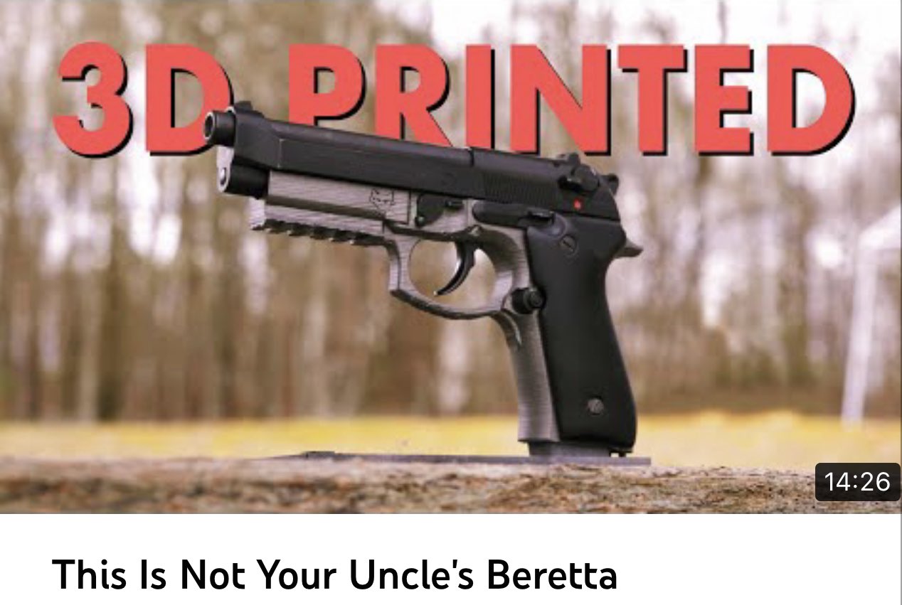 Print Shoot Repeat on Twitter: "Beretta 92 designed by @GeraldKatz9 video is live! https://t.co ...