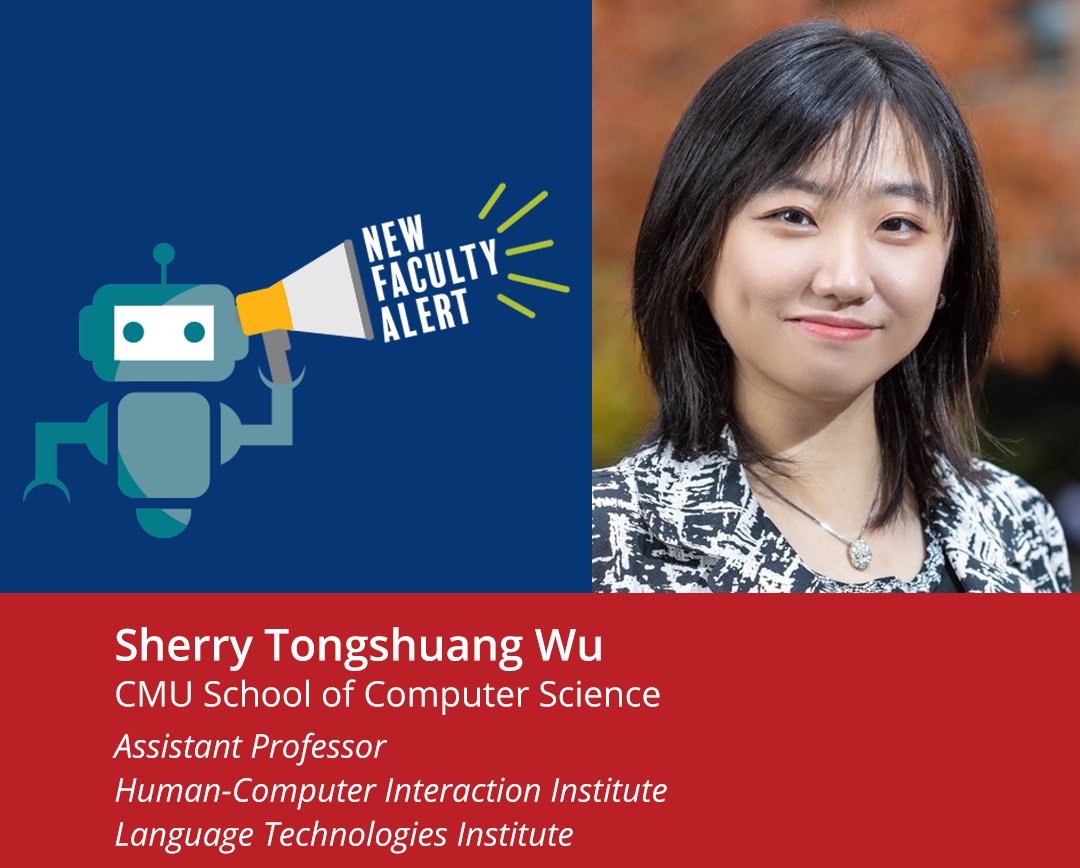 CMU School of Computer Science on Twitter: "Please join us in welcoming Sherry Tongshuang Wu ...