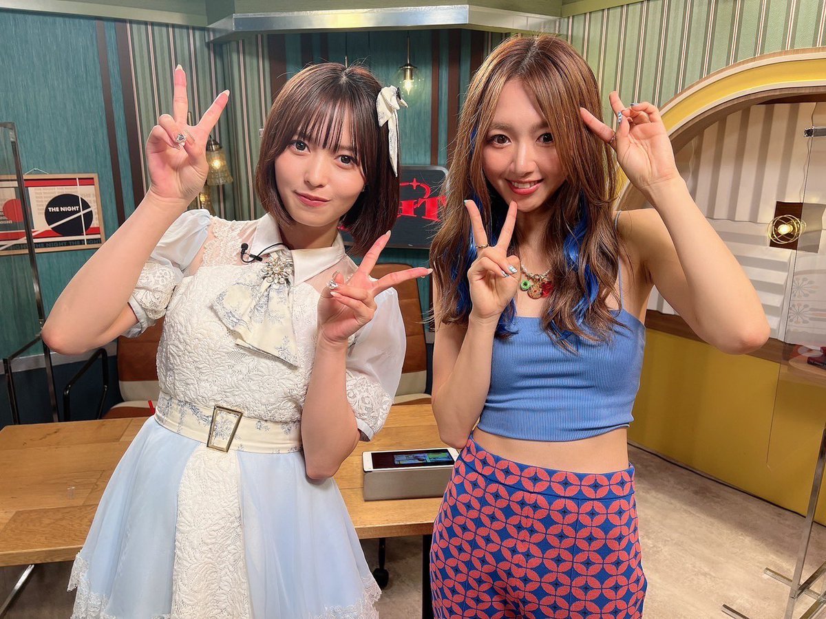 elsy (公式) on Twitter: "／ 📺AbemaTV 矢口真里の火曜The NIGHT🌝 \ ご視聴ありがとうございました 赤色顔面担当 #新井椎夏 ️ 育乳アイドルとして出演🐄 ...