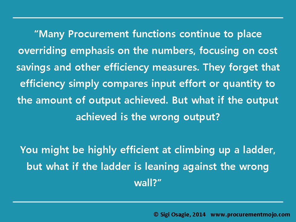 The Hard Value of Soft Skills to Procurement - Sigi Osagie
