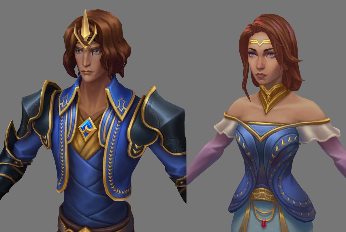 In-game models of King Viego (+ Isolde). - Bonus: comparison before and after ruination. : r ...