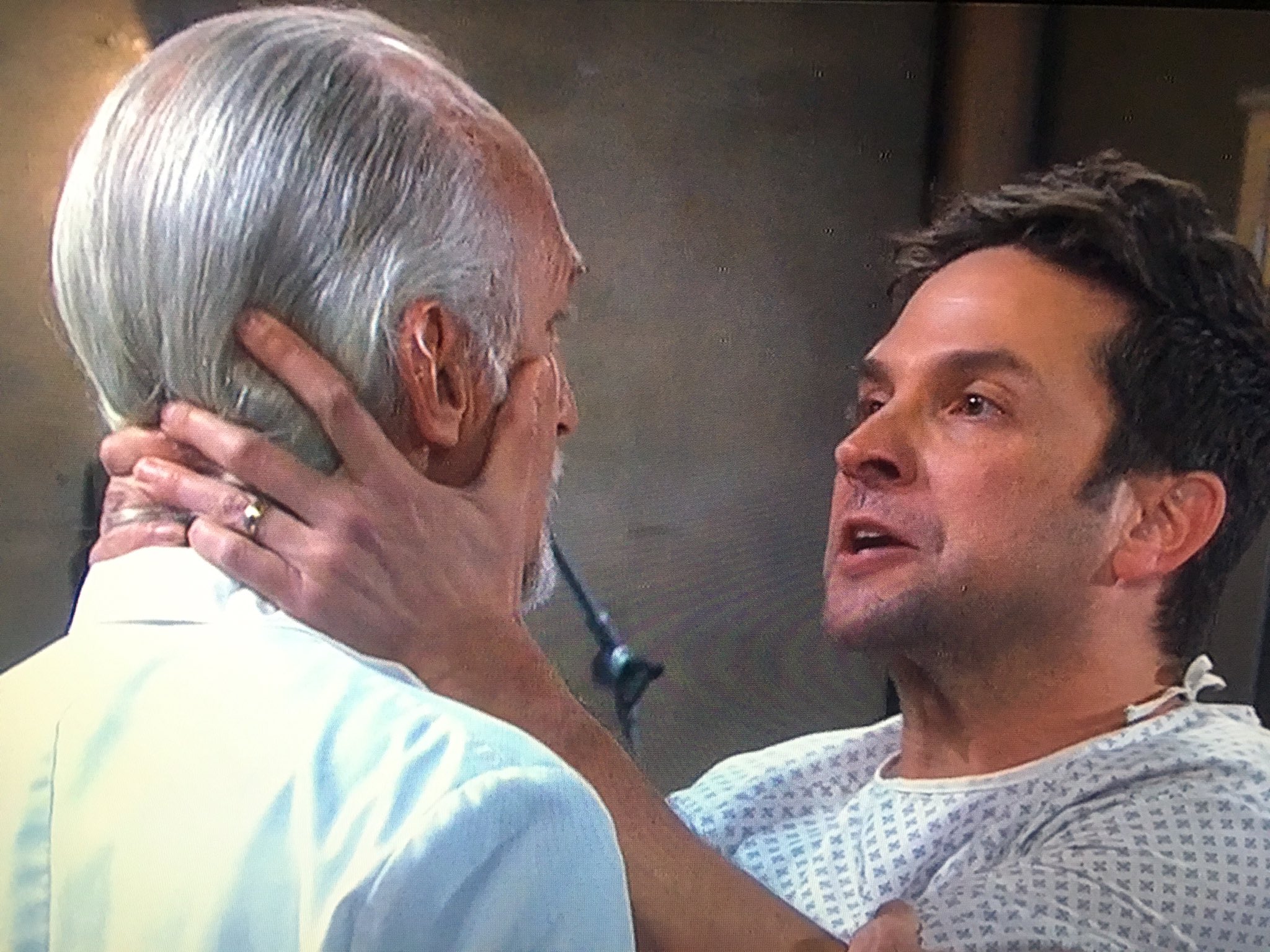 SashaBee880 on Twitter: "How does Stefano have a wedding ring on if Gabi is wearing it around ...