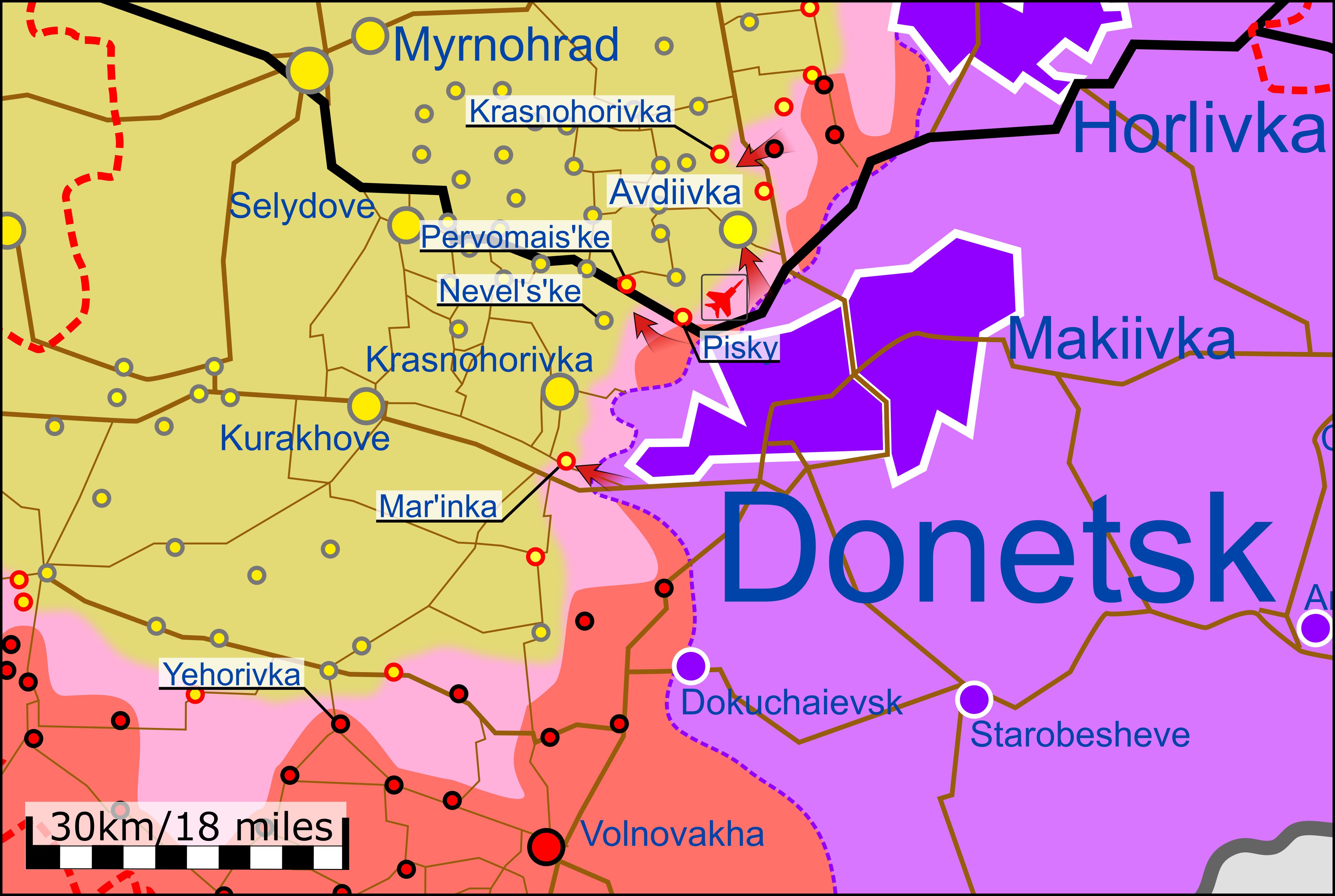 Ukraine War Map On Twitter 🇷🇺 Claimed Control Of Pisky On The 13th