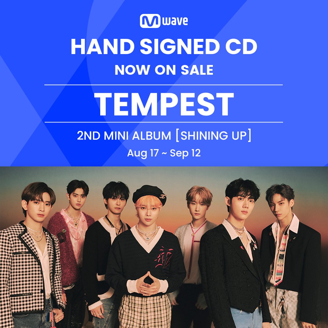 Mwave on Twitter: "[#Mwave shop] You can buy TEMPEST 's hand-signed CDs on Mwave Shop! 💿Product ...