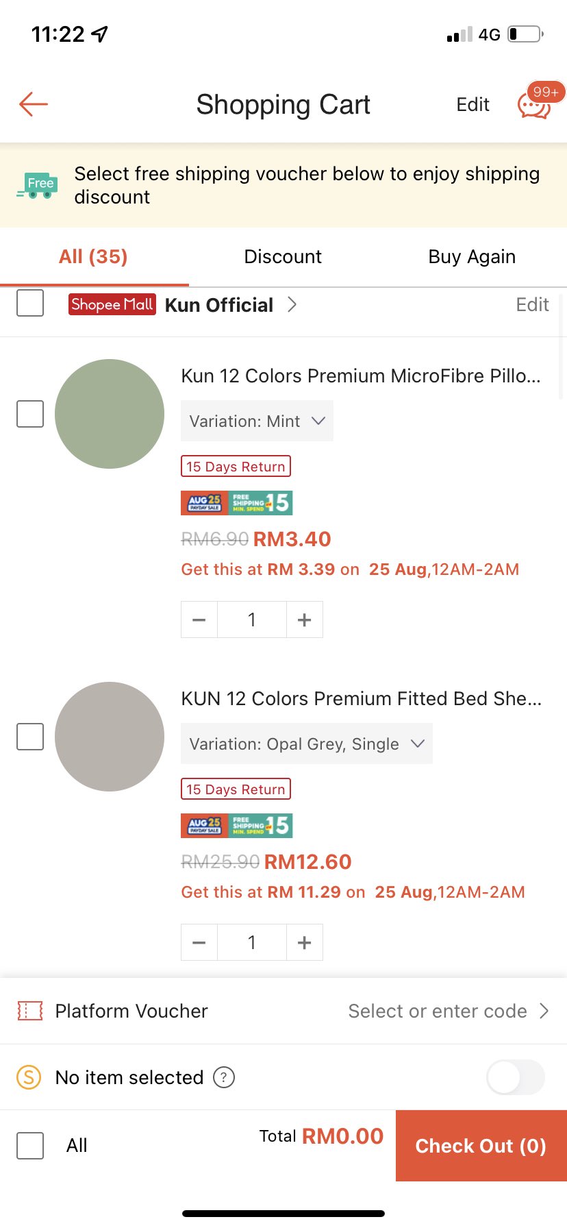 𝓢𝓱𝓸𝓹𝓹𝓲𝓷𝓰 on Twitter: "barang yang paling berbaloi beli time payday sale. kain dia tebal, lembut ...