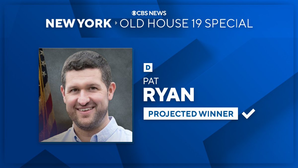 CBS News projects Democrat Pat Ryan wins the special election to the U ...