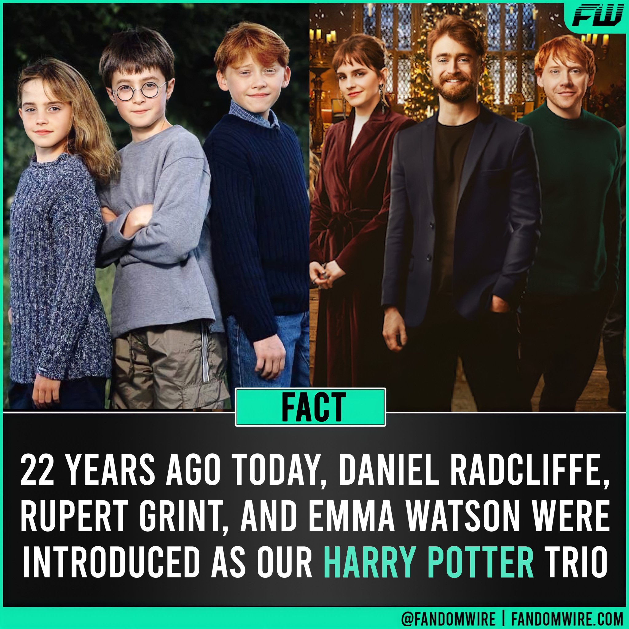 FandomWire on Twitter: "How time flies! #HarryPotter https://t.co/rDbzzTGaKA" / Twitter