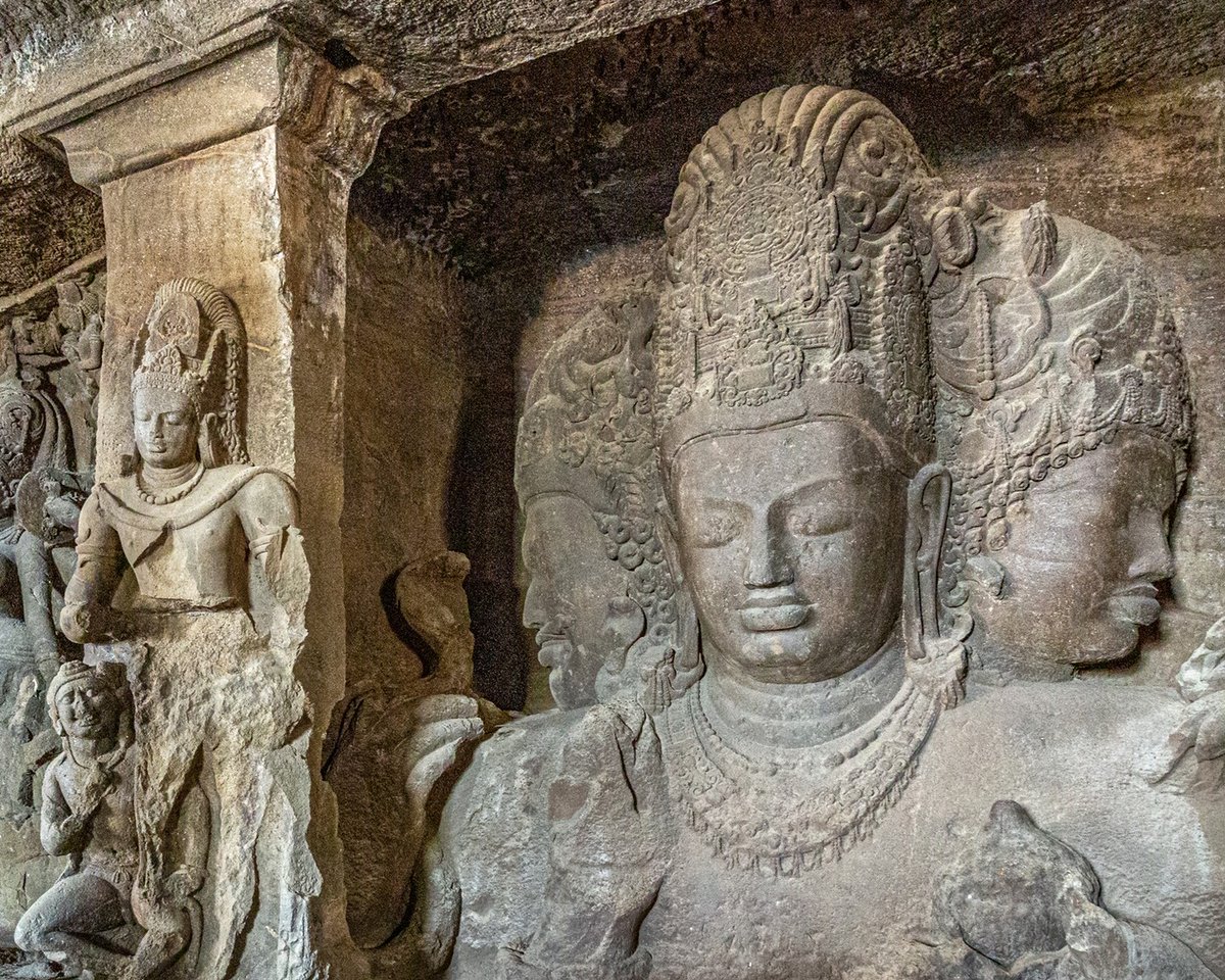 ELEPHANTA CAVE THREAD -Declared a UNESCO World Heritage Site in 1986 ...