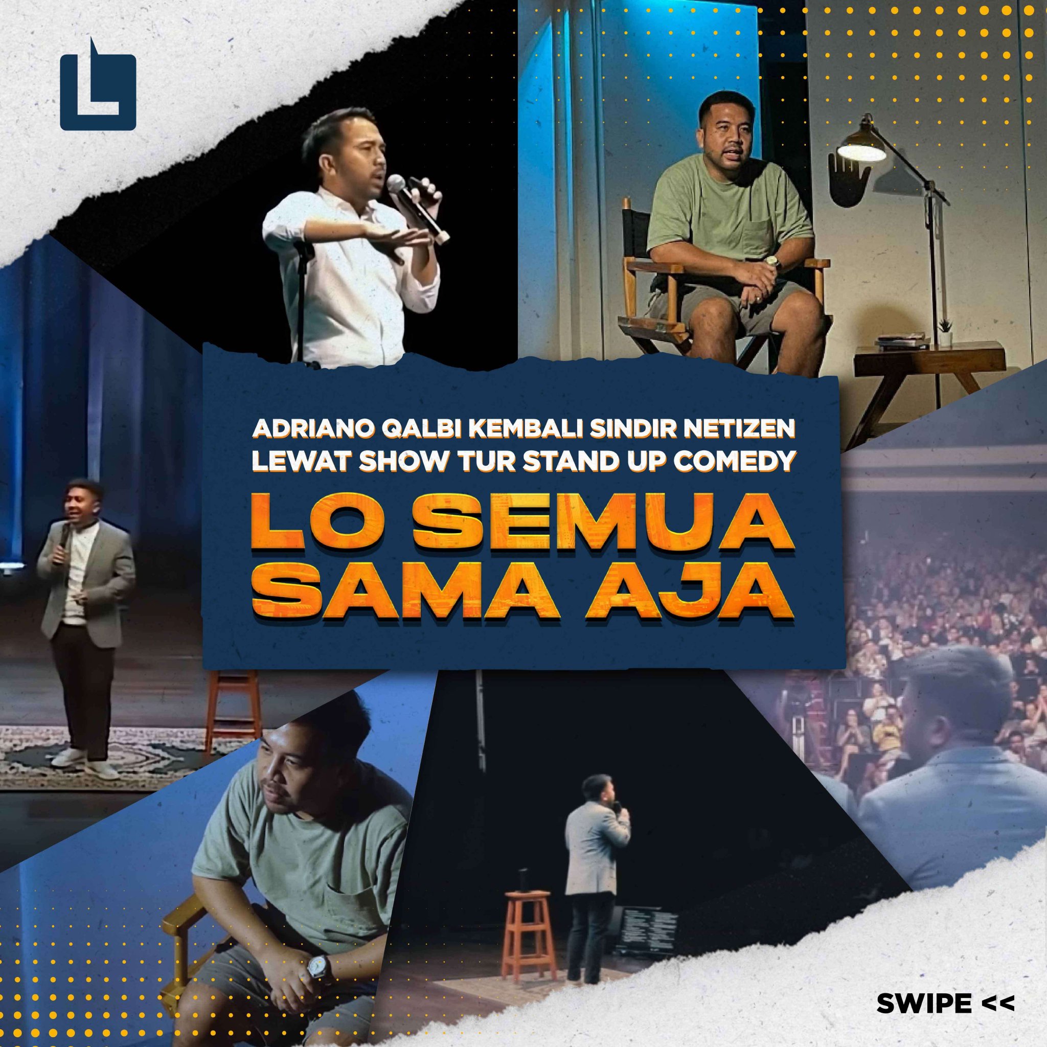 LOKET on Twitter: "Catat tanggalnya, tur standup comedy 'Lo Semua Sama Aja' by @adrianoqalbi 😎 ...