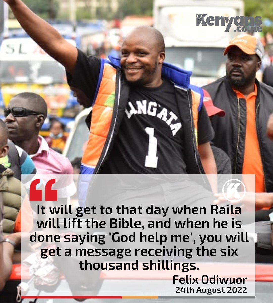 Kenyans.co.ke on Twitter: "Felix Odiwuor alias Jalang'o explains the events on the day of Raila ...