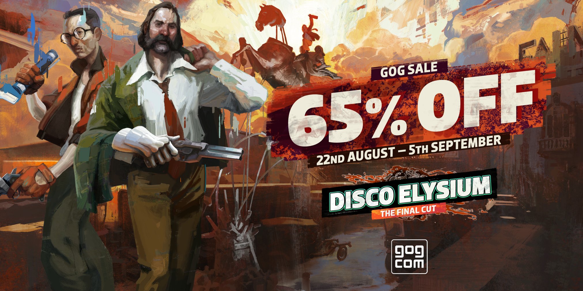 Disco Elysium - The Final Cut on Twitter: "It's Disco at a discount over on @GOGcom, with 65% ...