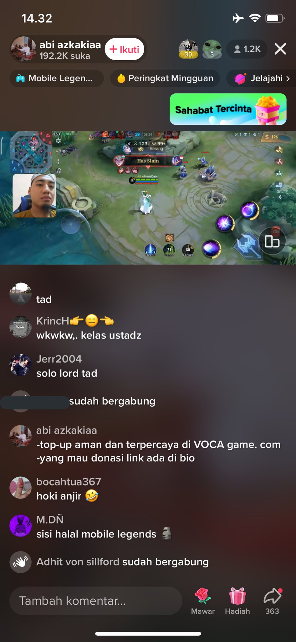 MLBB Menfess on Twitter: "Ml! Ini game apa? Kok ga toxic https://t.co/2QfRIs9FkW" / Twitter