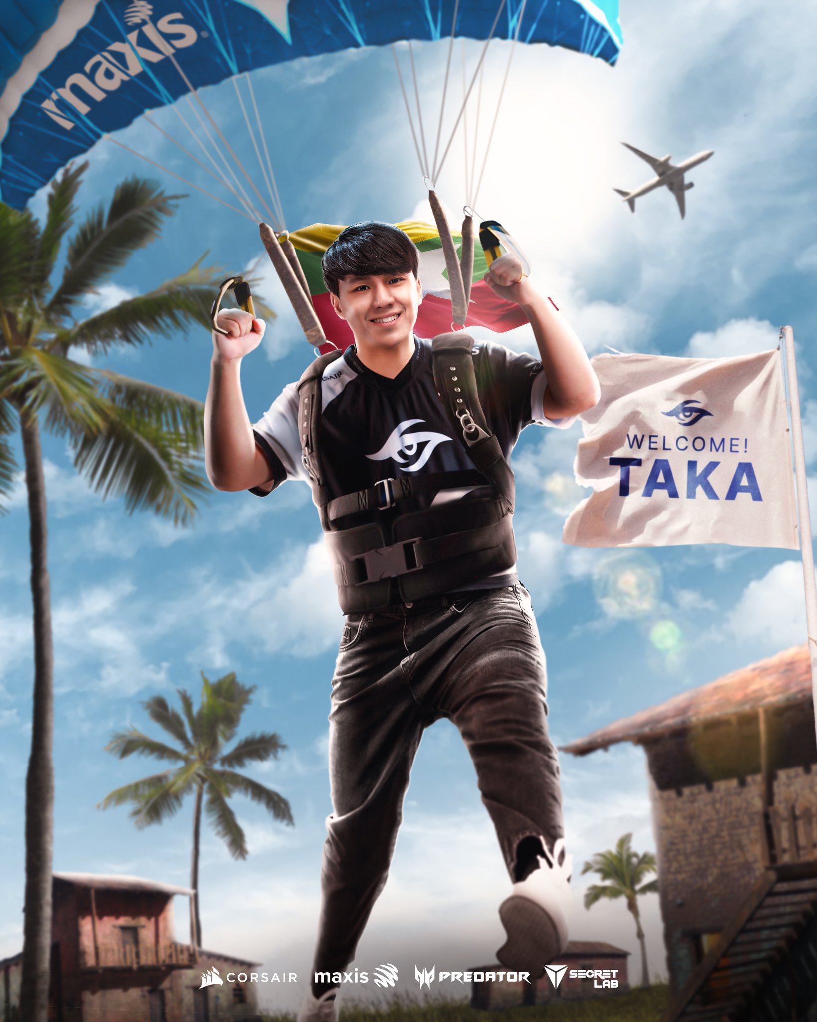 Team Secret on Twitter: "WE'RE GOING TO MYANMAR! 🇲🇲 Please welcome the one and only Taka as our ...