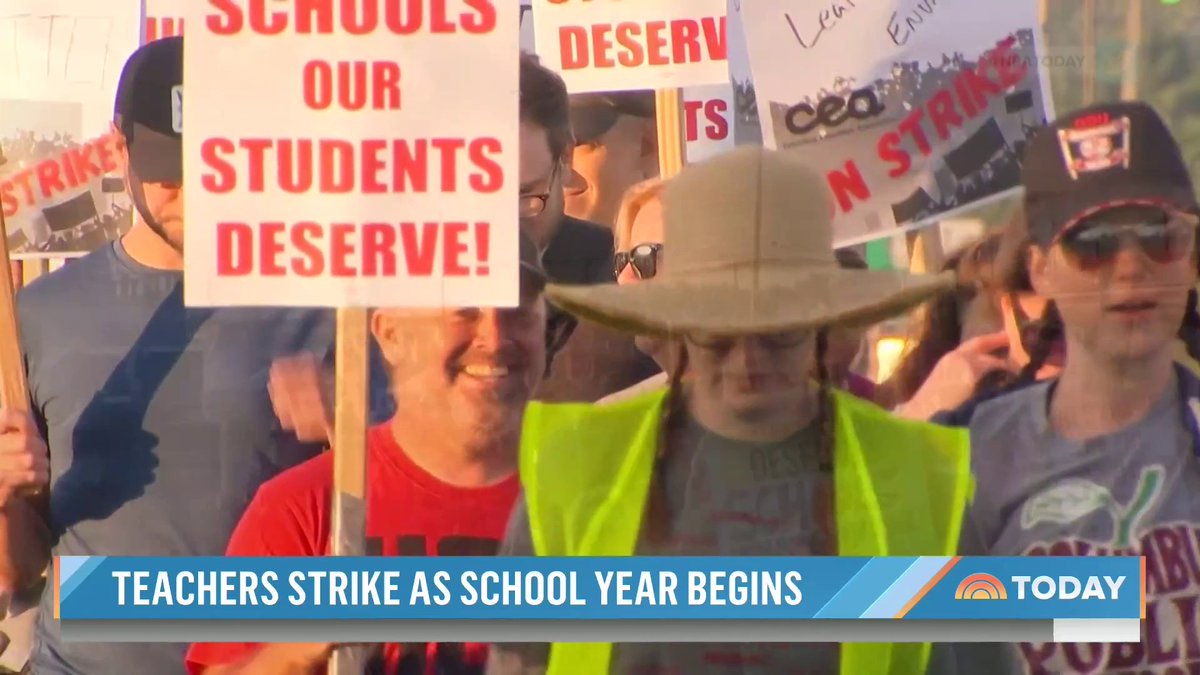 Thousands of teachers are going on strike as the school year begins ...