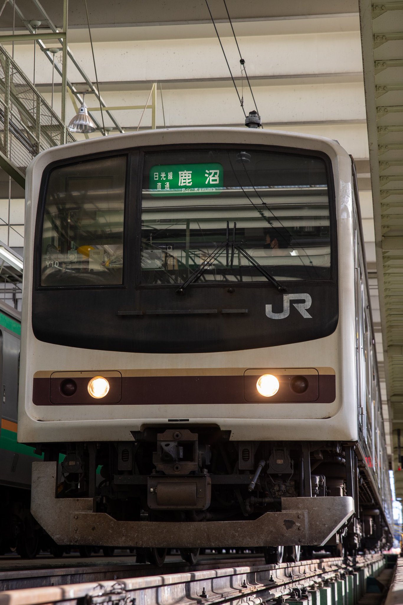 あおとく on Twitter: "205系ヤマY10編成 3月の小山車セ撮影&検査体験では、交検庫内で運転台操作体験をY1編成と共に務めていました https://t.co ...