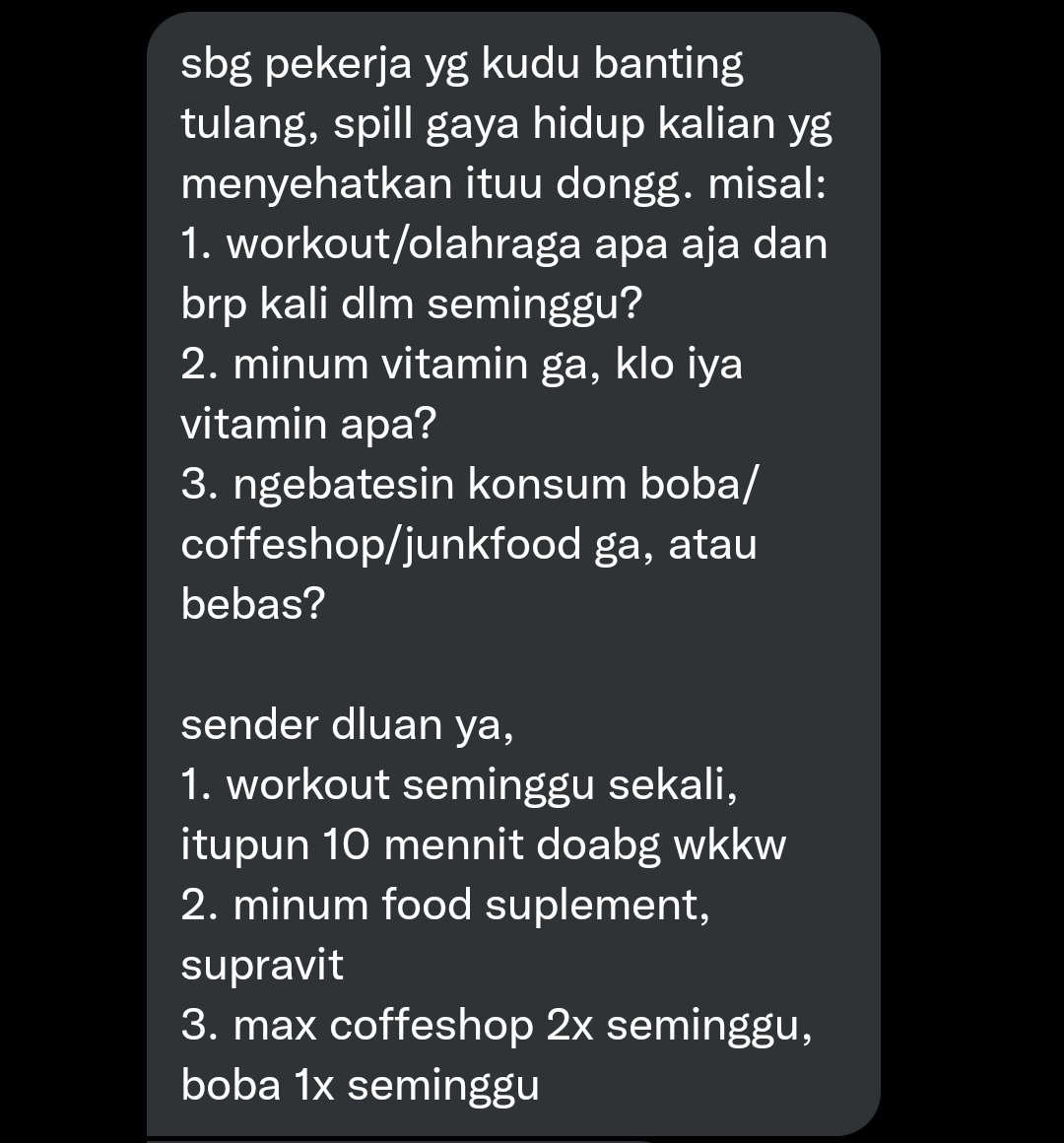 BACA RULES DI (bit.ly/worksfess) on Twitter: "work! bantu jawab dong temen-temen hehe TIA https ...