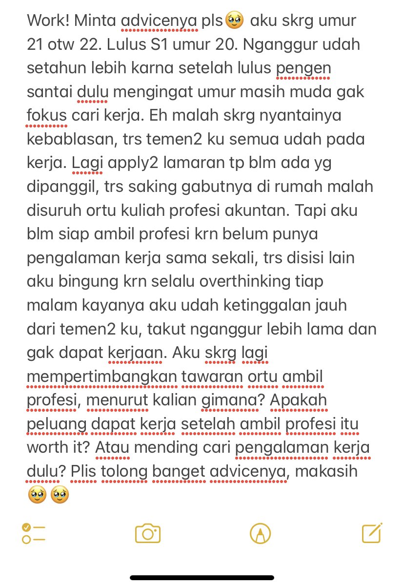 BACA RULES DI (bit.ly/worksfess) on Twitter: "Work! Minta advicenya please temen2, lagi ...