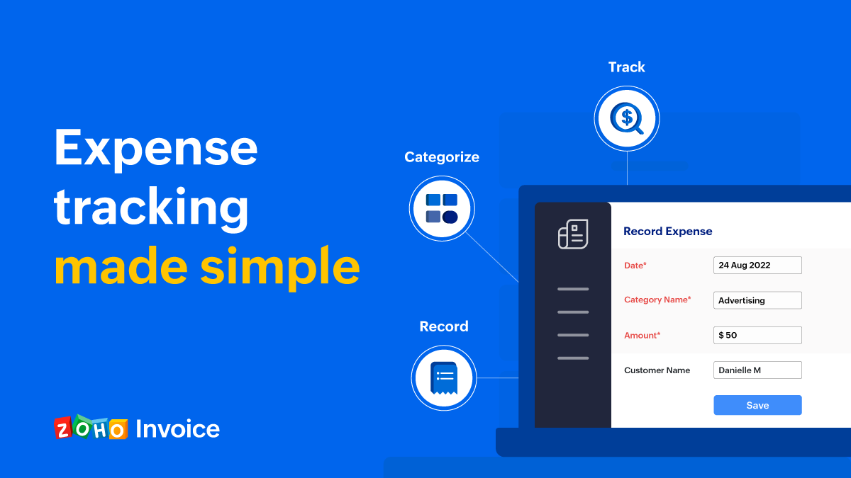 Zoho Invoice on Twitter: "Track your business #expenses, categorize them, and understand where ...