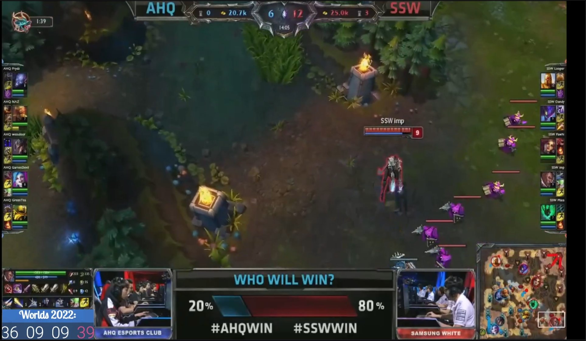 Sabaneti on Twitter: "En el world waiting room estan pasando AHQ vs SWW y me habia olvidado el ...