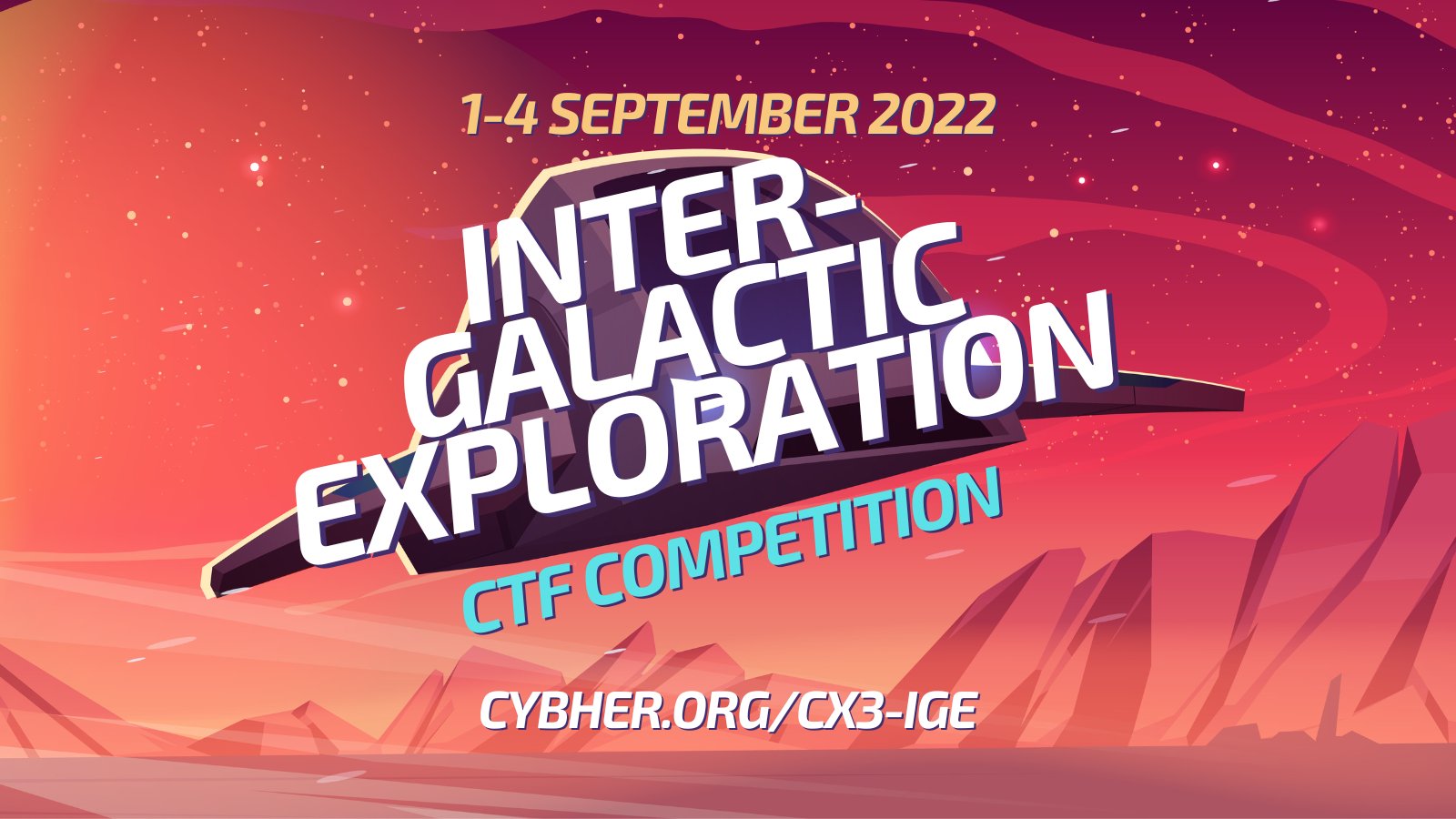 Cyber Community Club on Twitter: "It's official! We're hosting the Inter-Galactic Exploration ...
