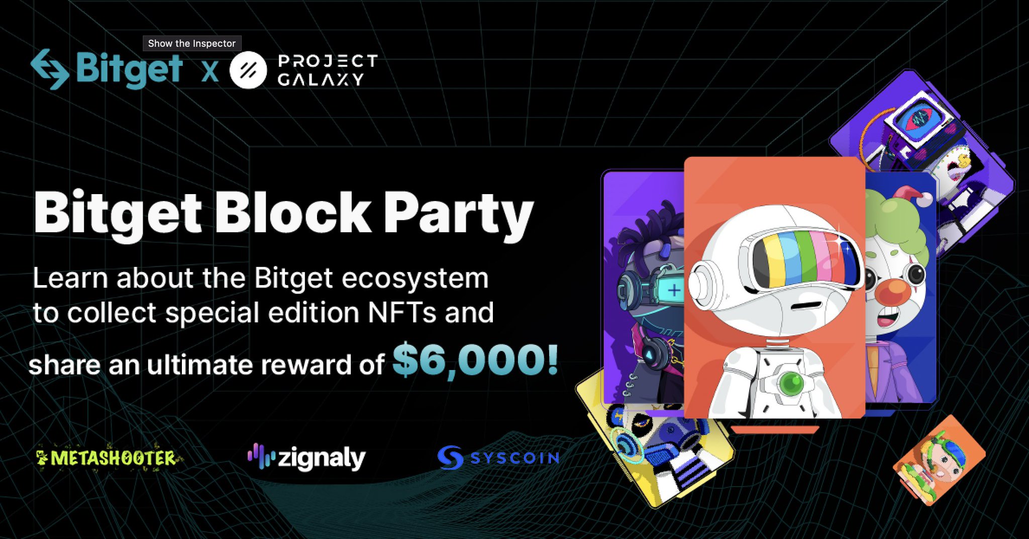 Bitget on Twitter: "🔔Bitget Block Party III powered by @ProjectGalaxyHQ has just launched ...