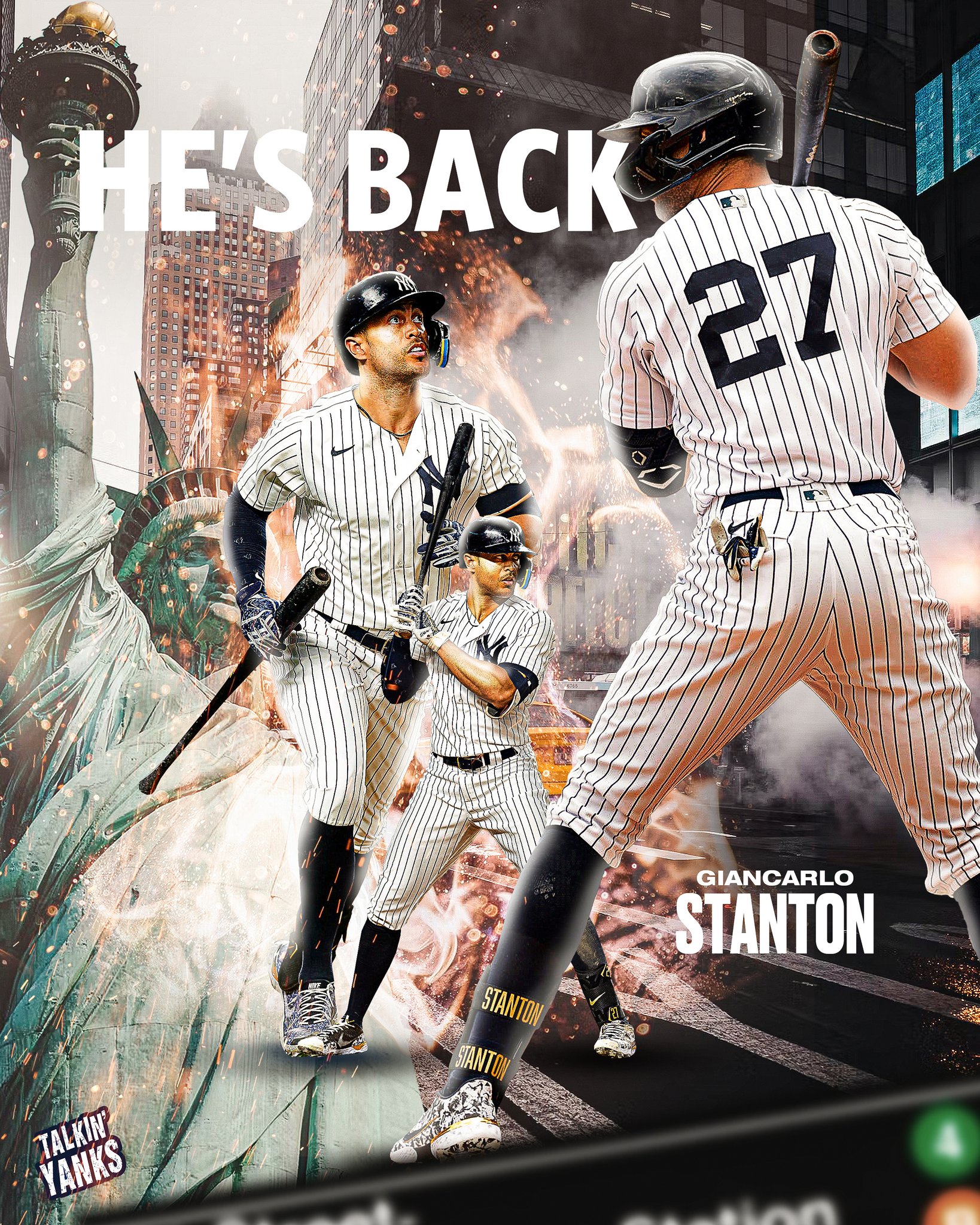 Talkin' Yanks on Twitter: "Our All-Star Game MVP returns tonight https://t.co/9HEtTxsfs4" / Twitter