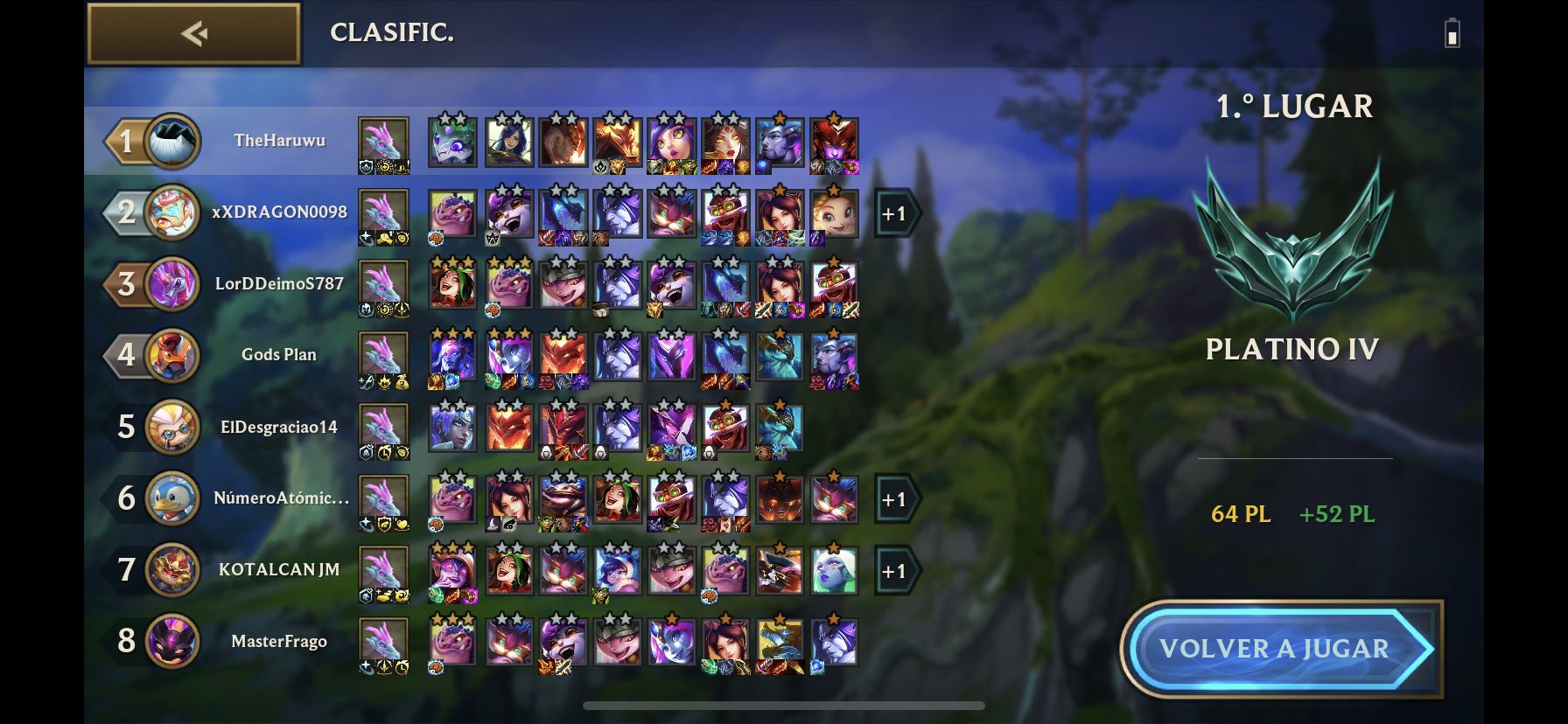 🌊 TheHarumax 🌊 on Twitter: "Hola, vengo de haber humillado a un Master en el tft (Es el top 2 ...