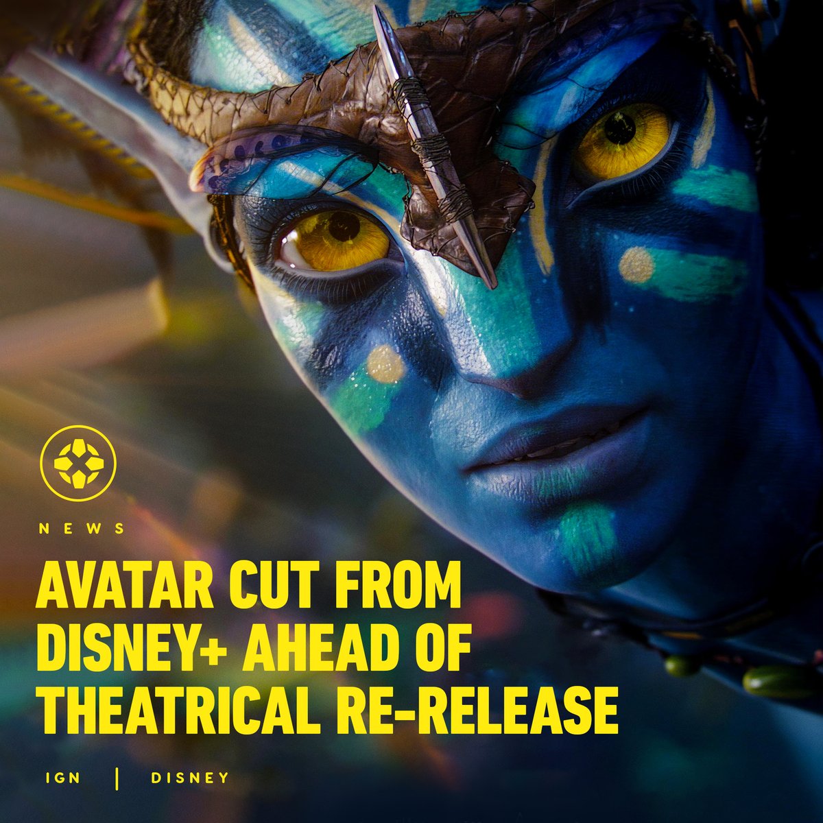 Avatar has been cut from Disney+ ahead of the film's theatrical re ...