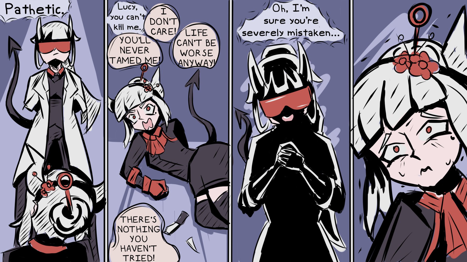 Mikhail Suvorov on Twitter: "Punishment #Helltaker #Helltakerfanart https://t.co/0MUeE8myVz ...