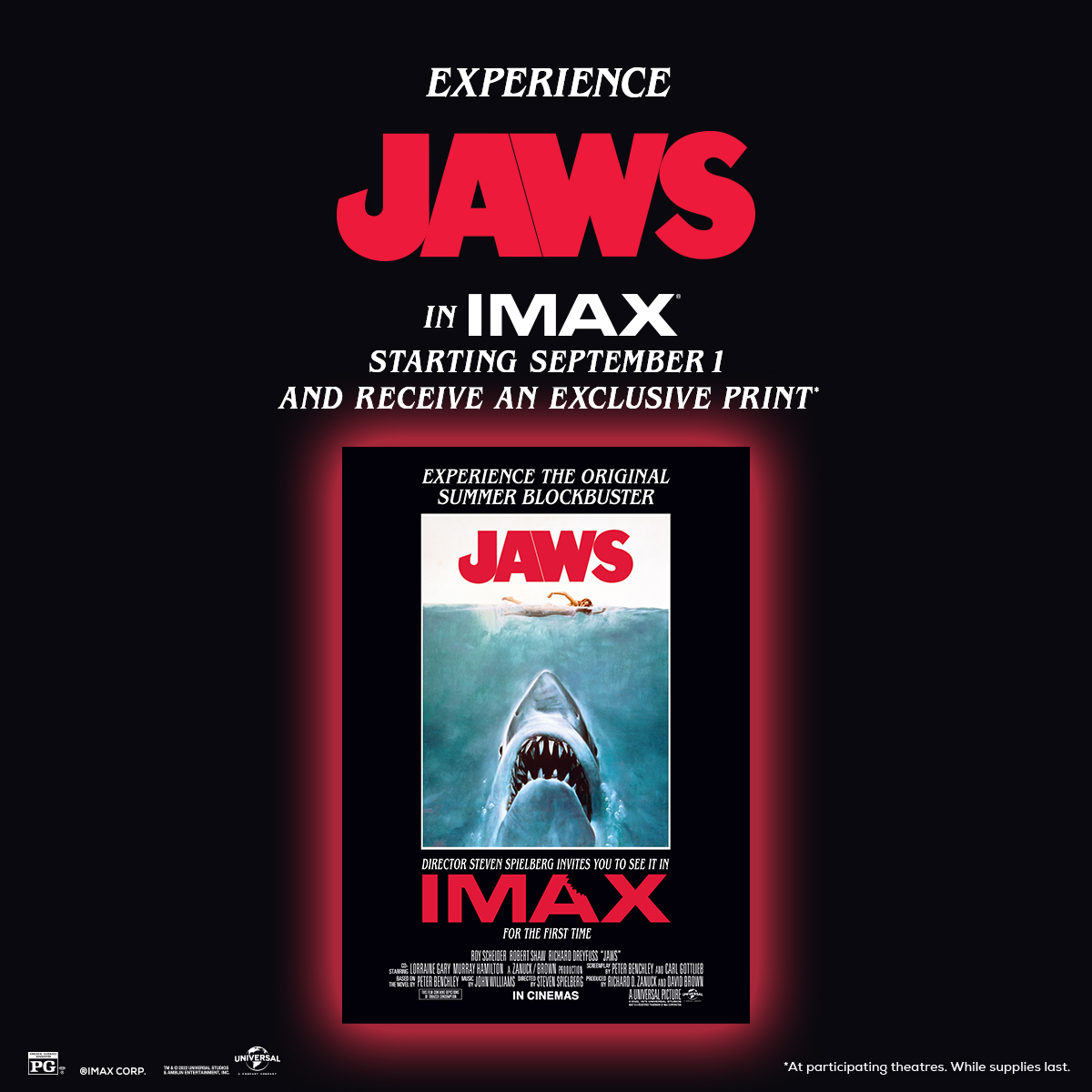 Megaplex Theatres on Twitter: "You've never seen Jaws like this. 🦈 Witness Steven Spielberg's ...