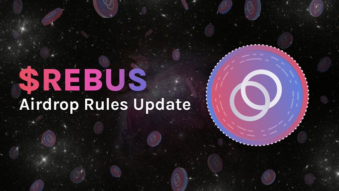 Airdrops on Twitter: "$REBUS #airdrop update from @RebusChain: Eligibility: staking ON or BEFORE ...