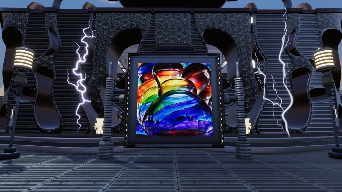 Frank/Fancy on Twitter: "@Pixelmindai has a lovely build for @decentraland #artweek. It allows ...