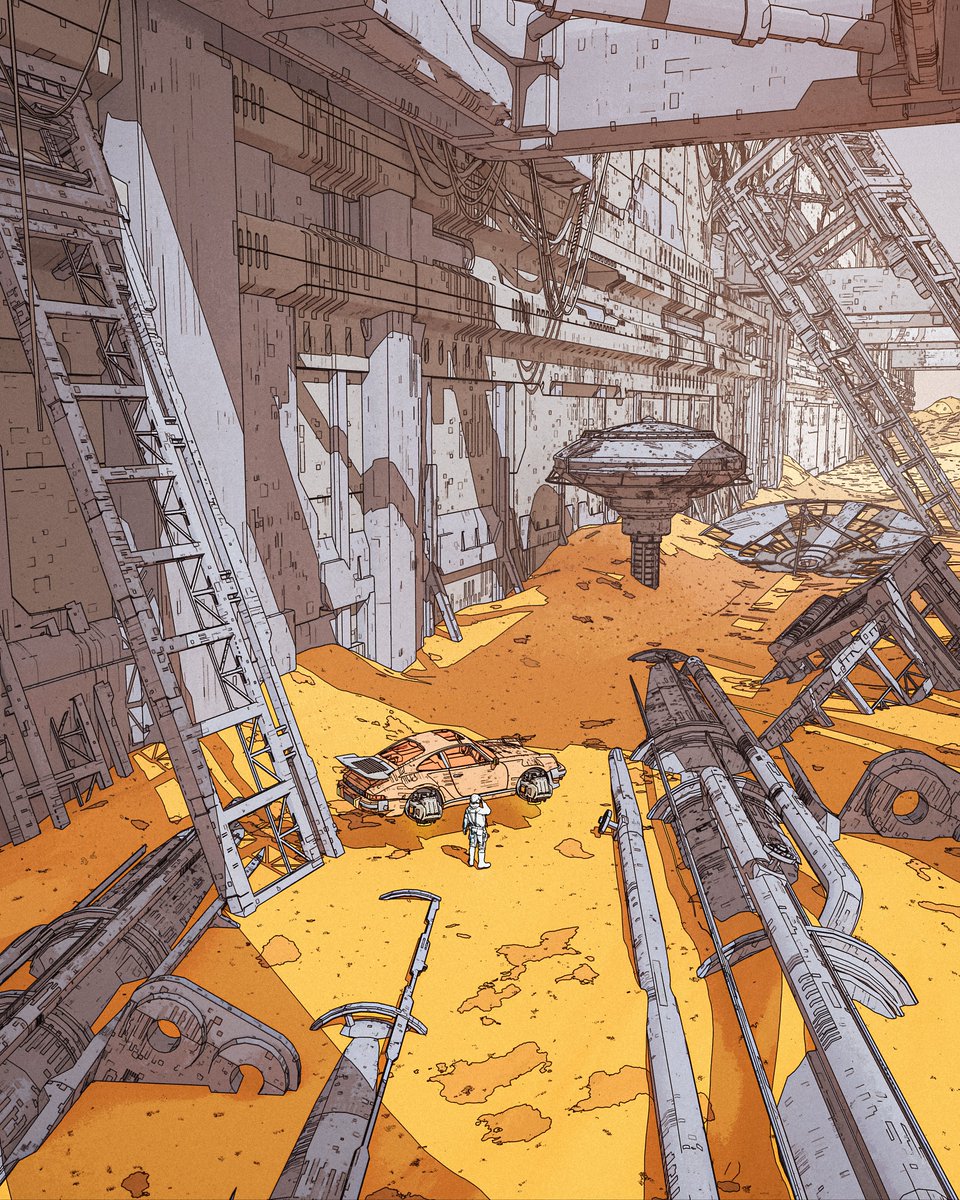 BakaArts on Twitter: "Past Suburbia - some post apo work this time. Let me know if you like it 💕 ...