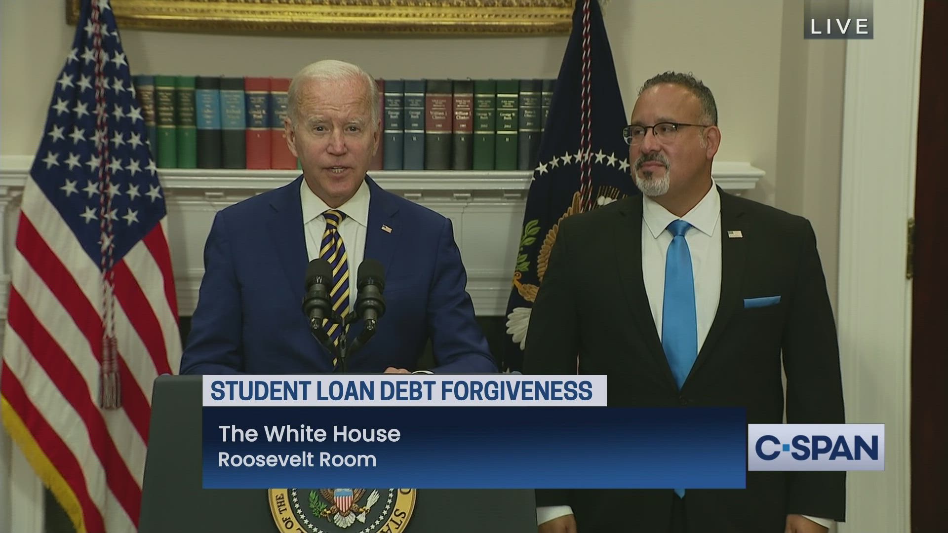 CSPAN on Twitter: "President Biden on Student Loan Forgiveness – LIVE ...