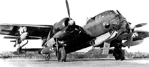 Ron Eisele on Twitter: "25 August 1943. First successful use of the radio-controlled Henschel Hs ...