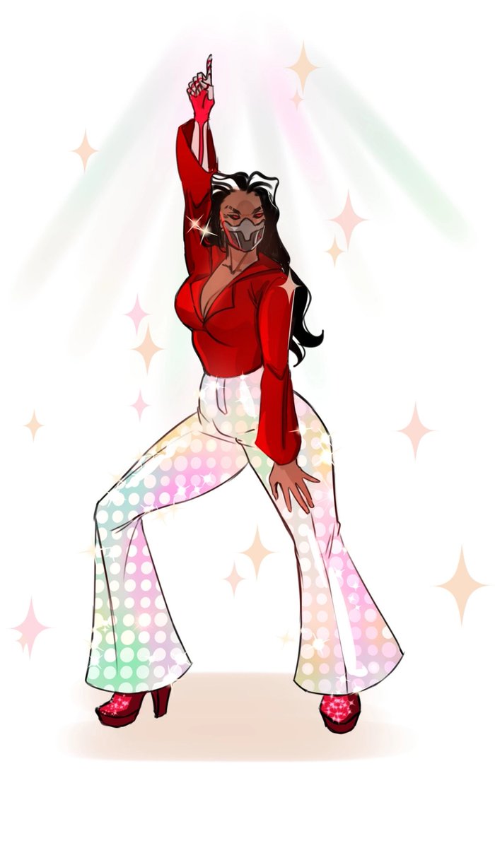 「is she. disco queen. 」|🕊️ disco queen ekumenâのイラスト