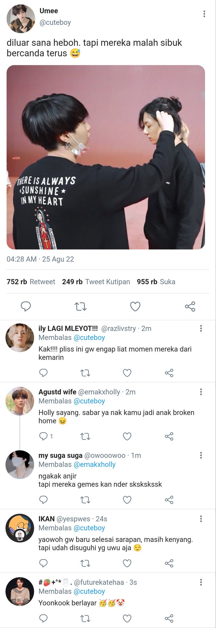 è ALE • on Twitter: "☘️ Umee bersama netijen 🤝 https://t.co/vFkfCF0Tq3" / Twitter