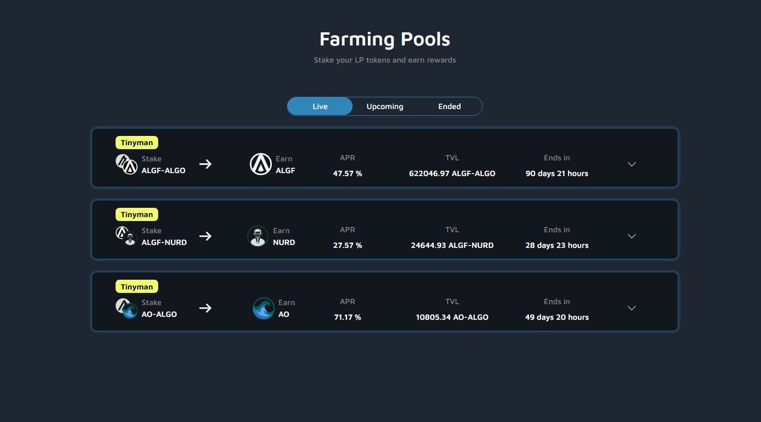 AlgoFund on Twitter: "We just extended our $ALGO / $ALGF LP farm by another 90 days🧑‍🌾 If you ...