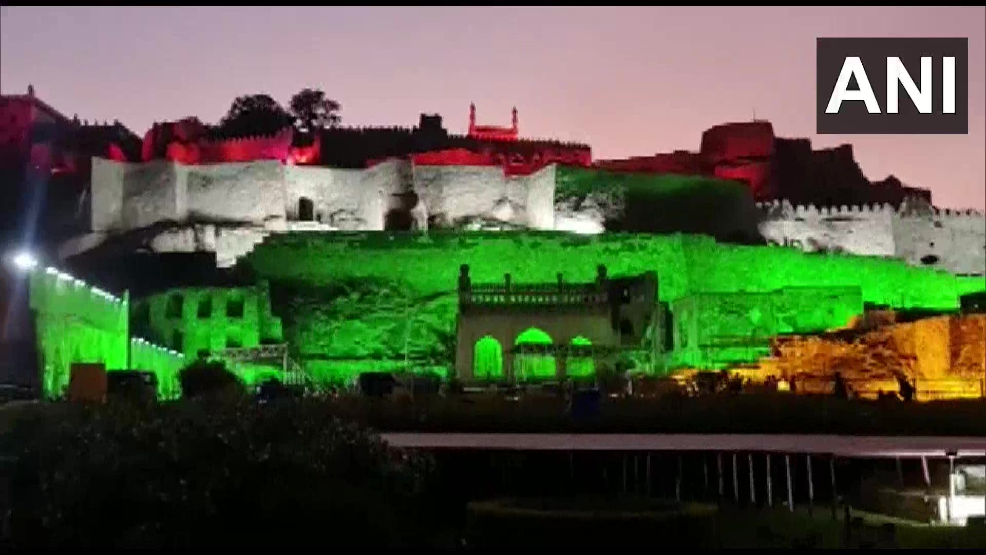 Golconda Fort At Night