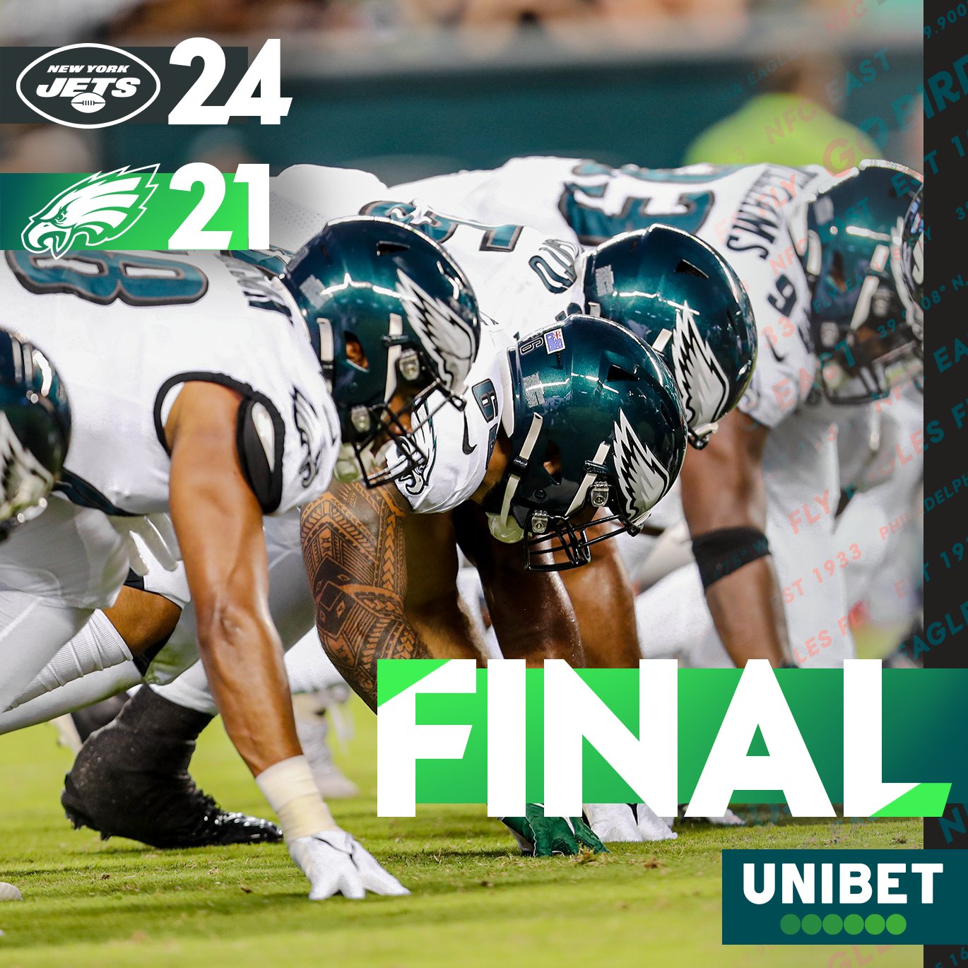 Philadelphia Eagles on Twitter: "Final. @UnibetUS | #FlyEaglesFly https ...