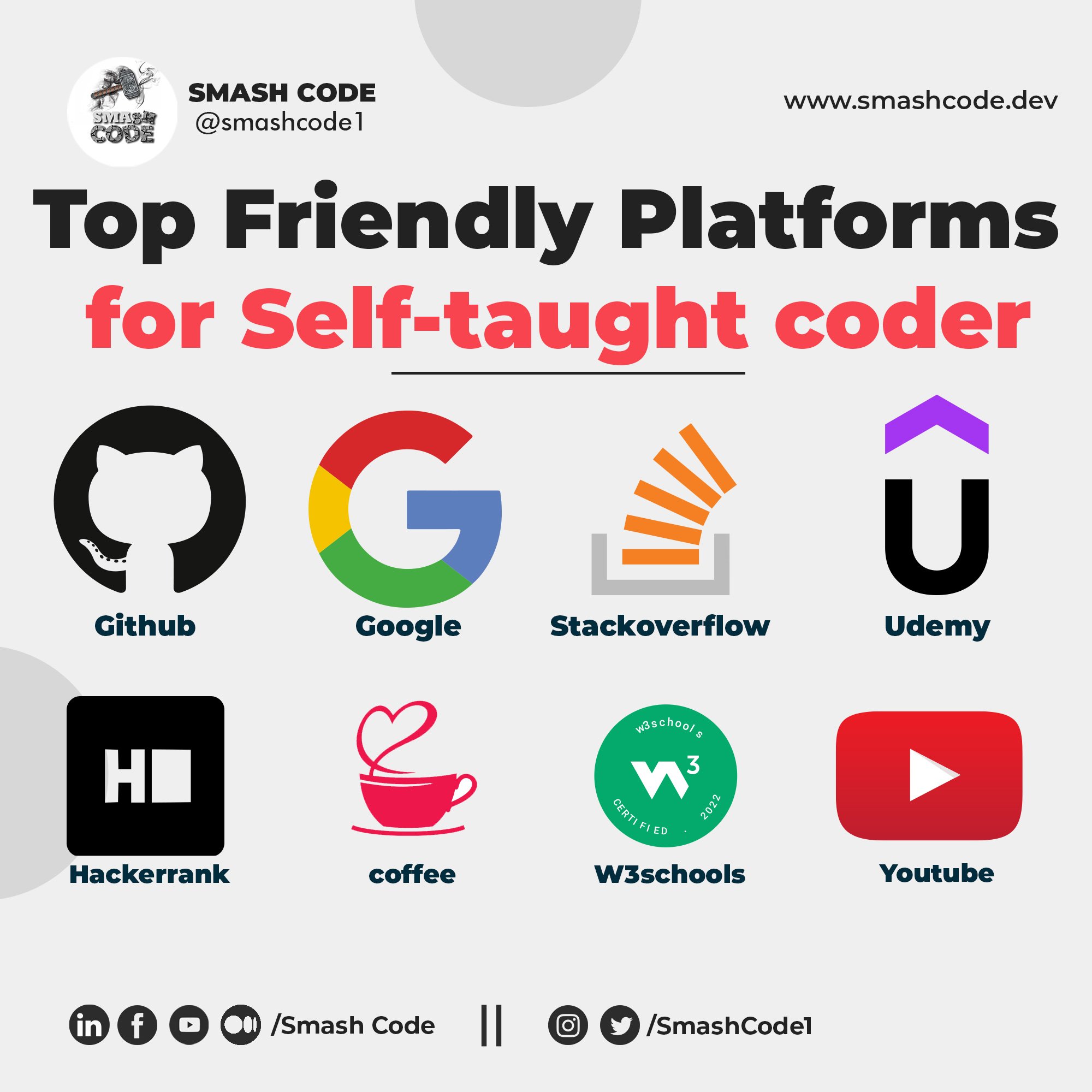 Smashcode On Twitter Smashcode Letsconnect Hishamsarwar Programming Programmers