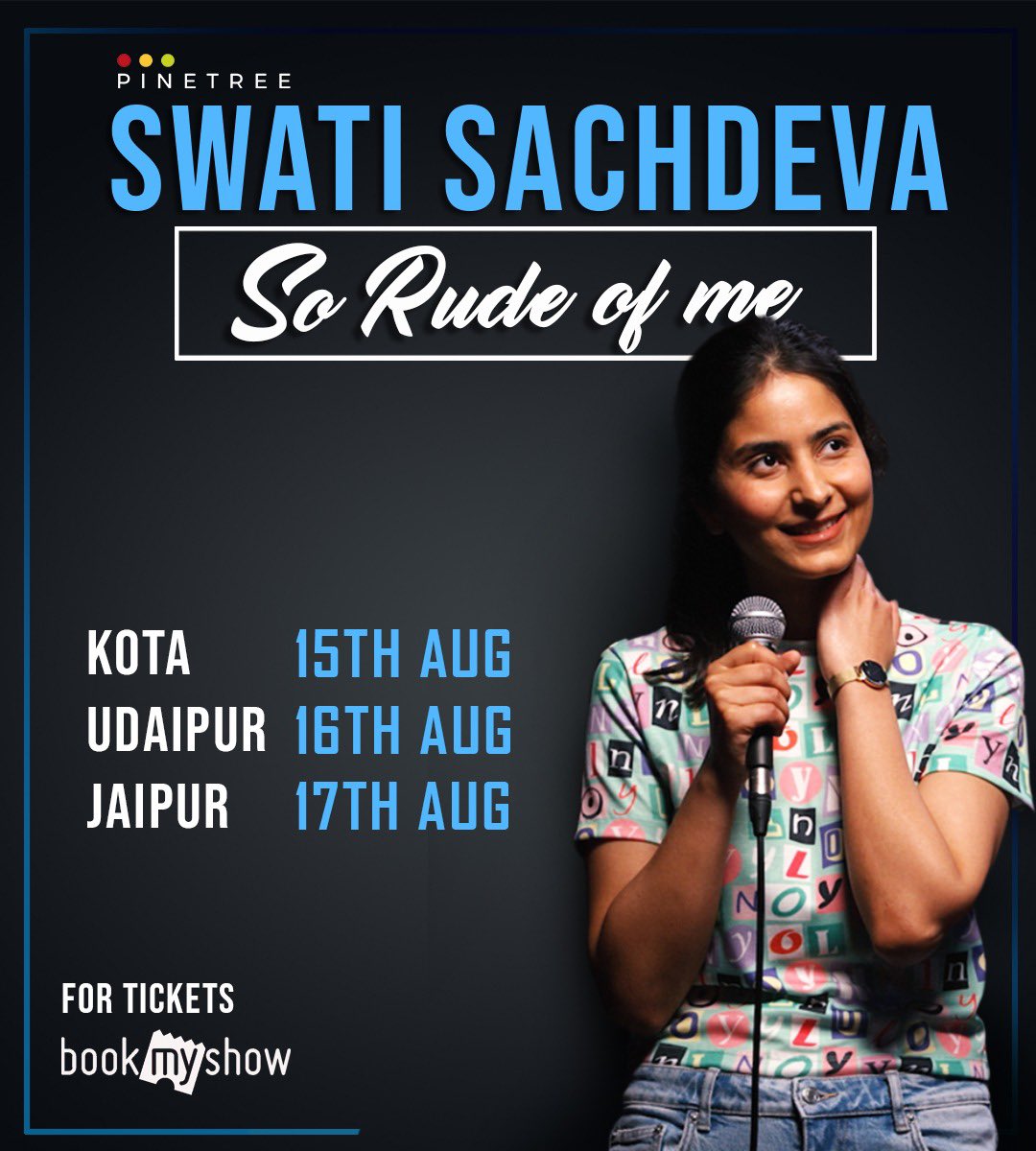 Swati Sachdeva on Twitter: "See you soon Rajasthan! Tickets here: https://t.co/nBIOmpKzwi https ...