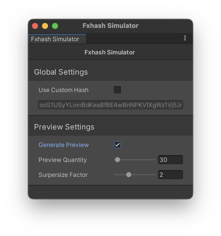 Ferdi on Twitter: "A few days ago I created a #unity3d to #fxhash template. Easily build and ...