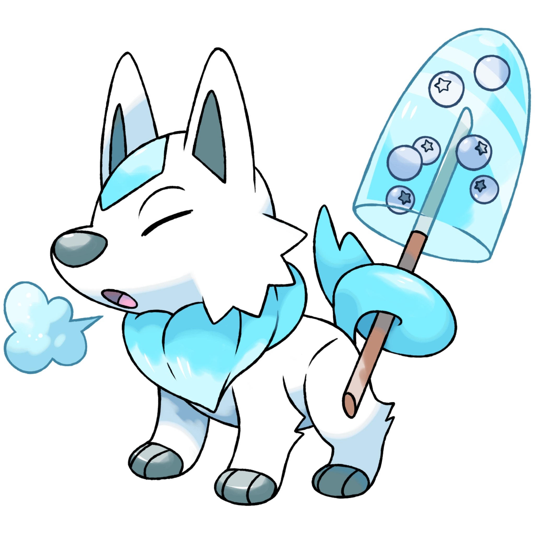 Ice Wolf Pokemon