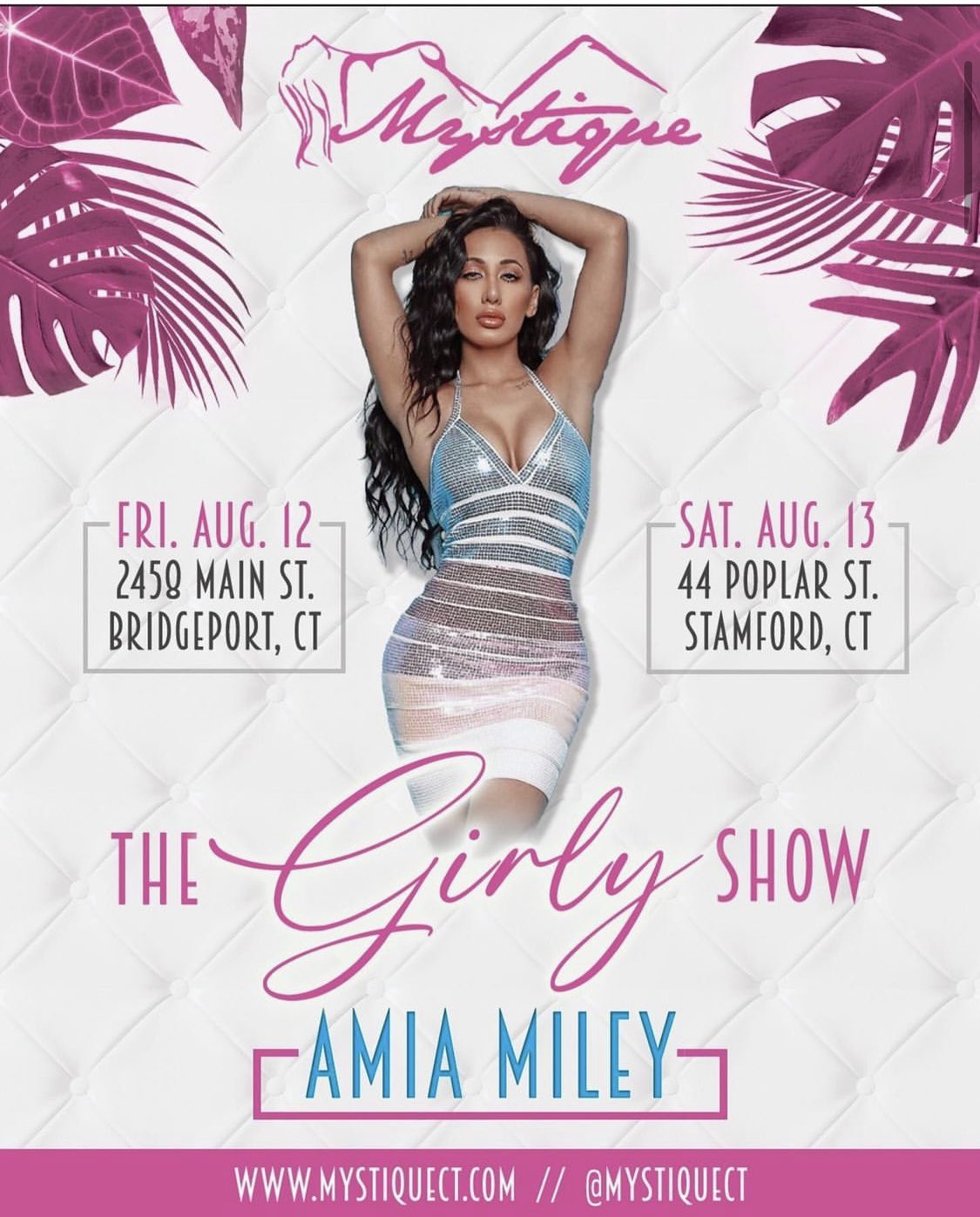 amia miley on Twitter: "Tonight! Stamford, Connecticut. At Mystique 😏😏 https://t.co/S6kSMEM1me ...