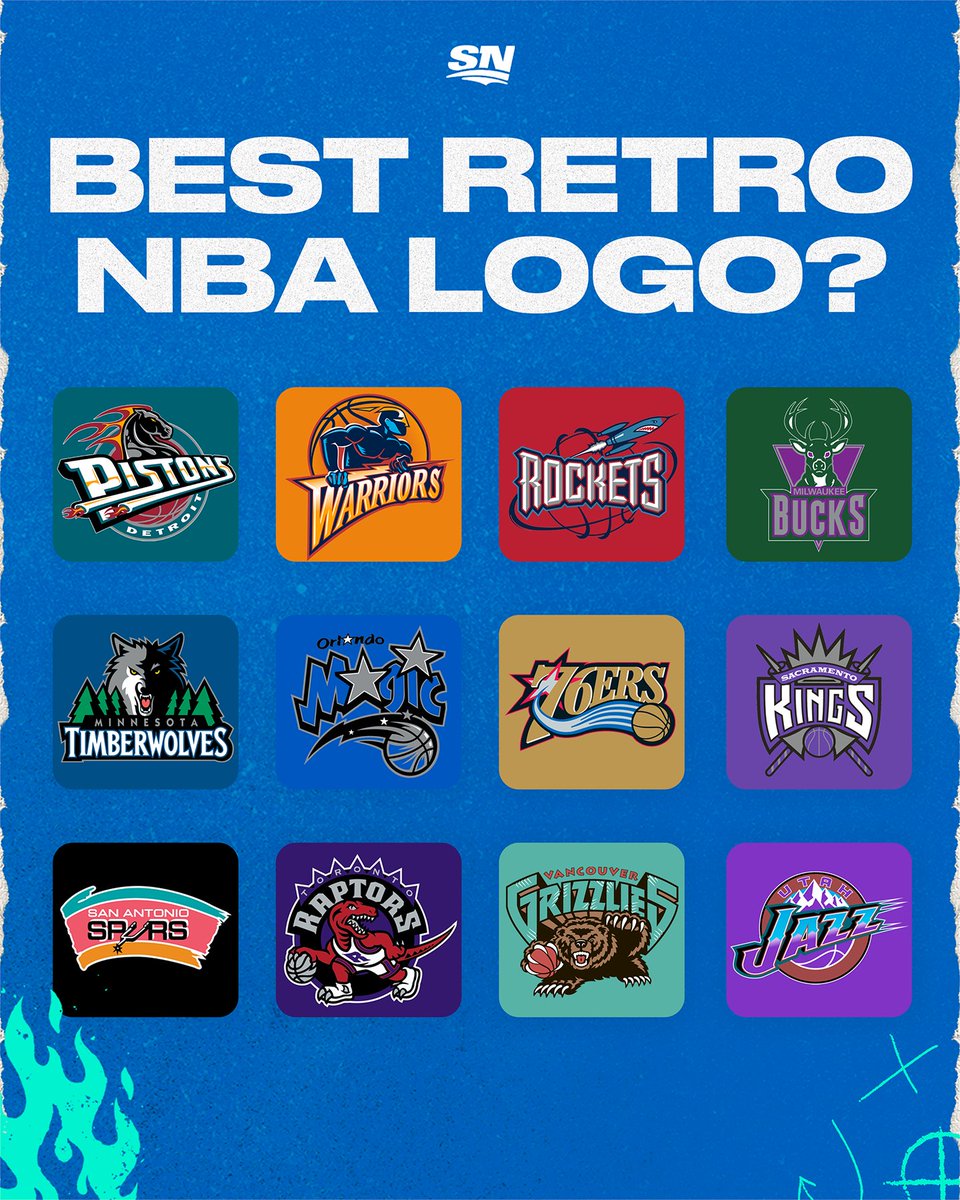 Retro Logos Nba