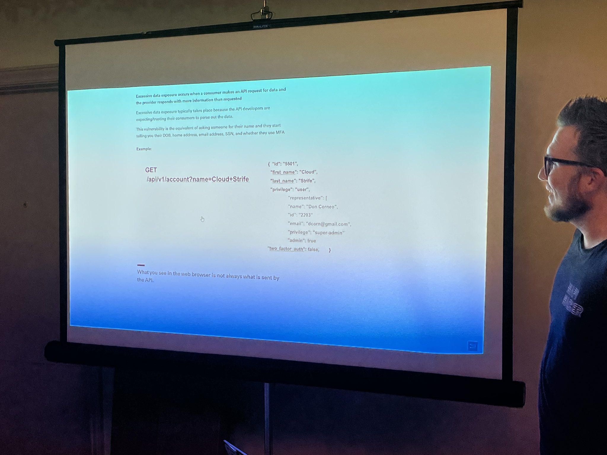 Ryan Rutan 🌮 on Twitter: "Watching @hAPI_hacker do his workshop talk! Seeing him smile at the ...