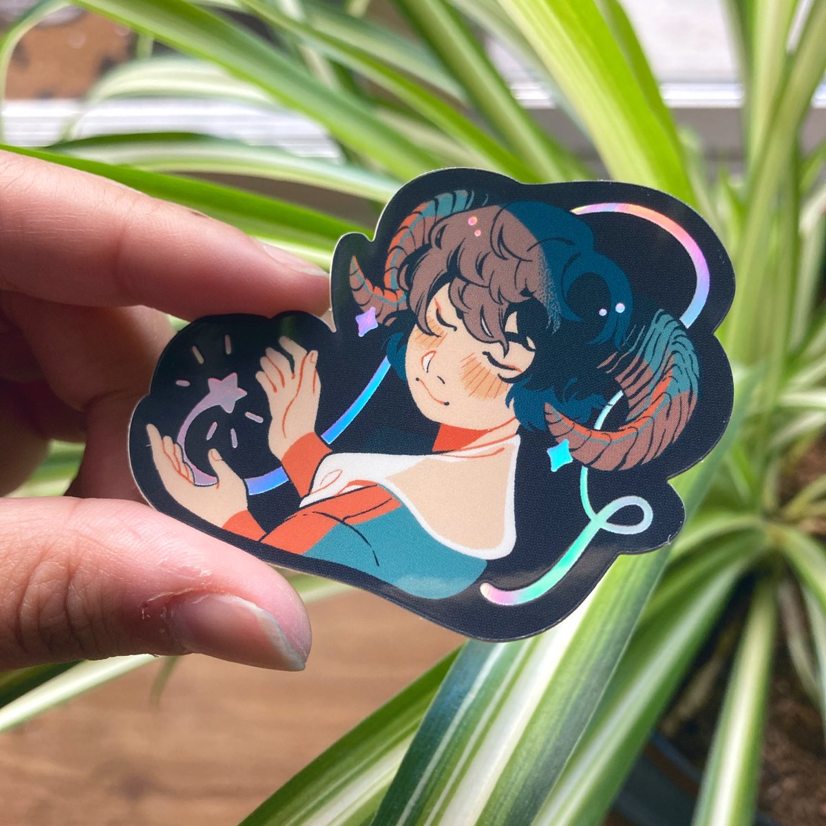 「New holographic sticker for ECCC! 」|Chan Chau @ TCAF 2104のイラスト
