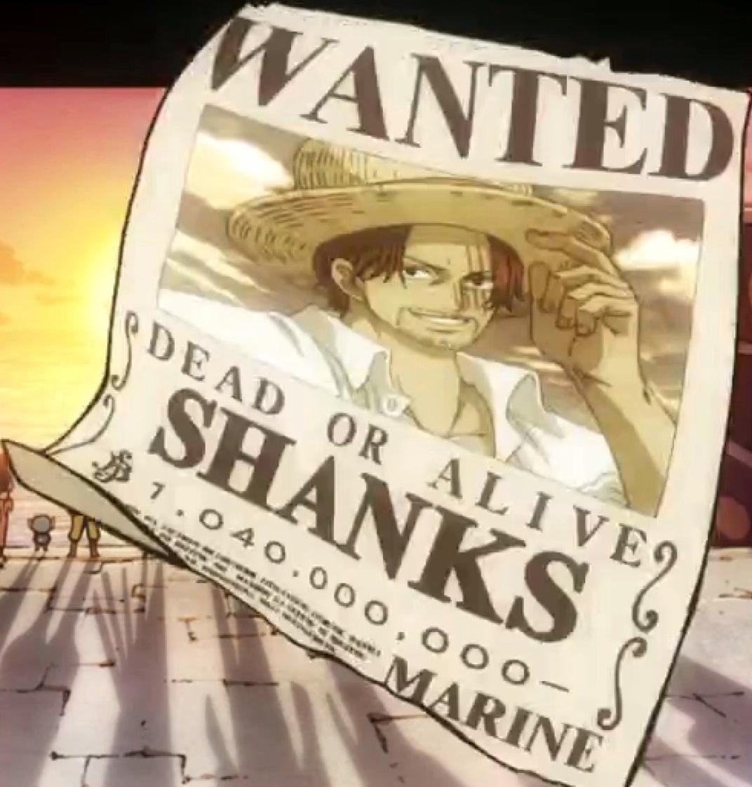 Shanks One Piece Wanted