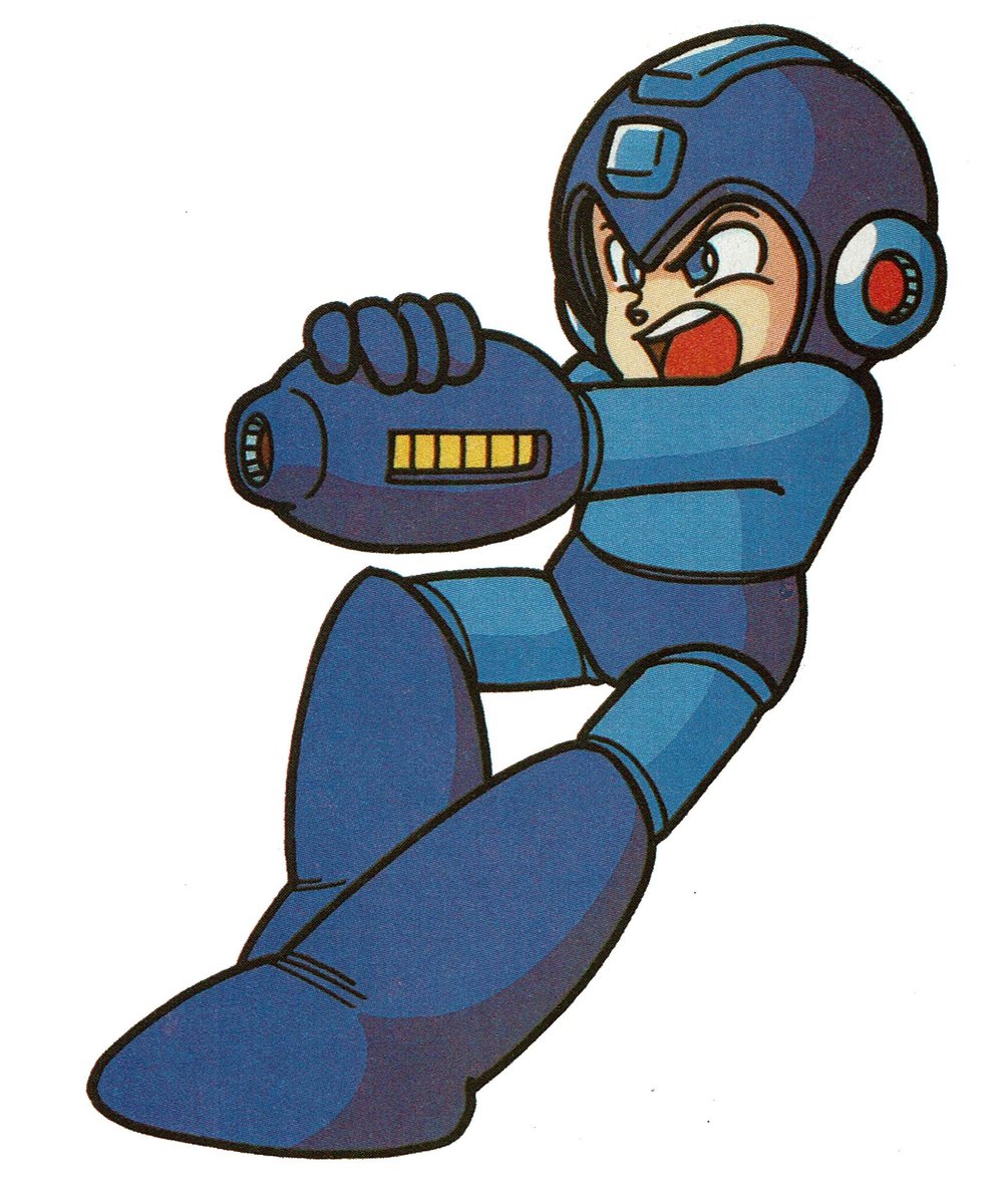 Mega Man artwork created for Nintendo Power magazine. VideoGameArt ...